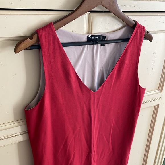 Theory | Dresses | Theory Red Dress | Poshmark